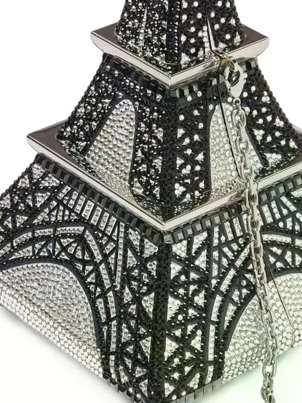 Judith Leiber Eiffel Tower Bonjour Purse Crystal-embellished Mini Bag