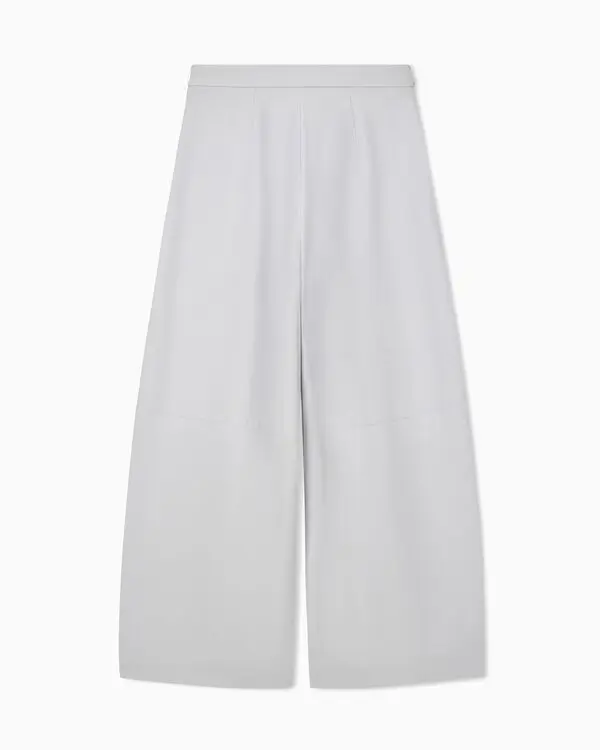 Giorgio Armani High-waisted Wide-leg Pants In Silk Crêpe Cady