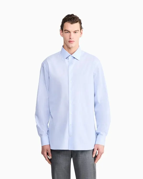 Giorgio Armani Regular-fit Shirt In Luxury Cotton