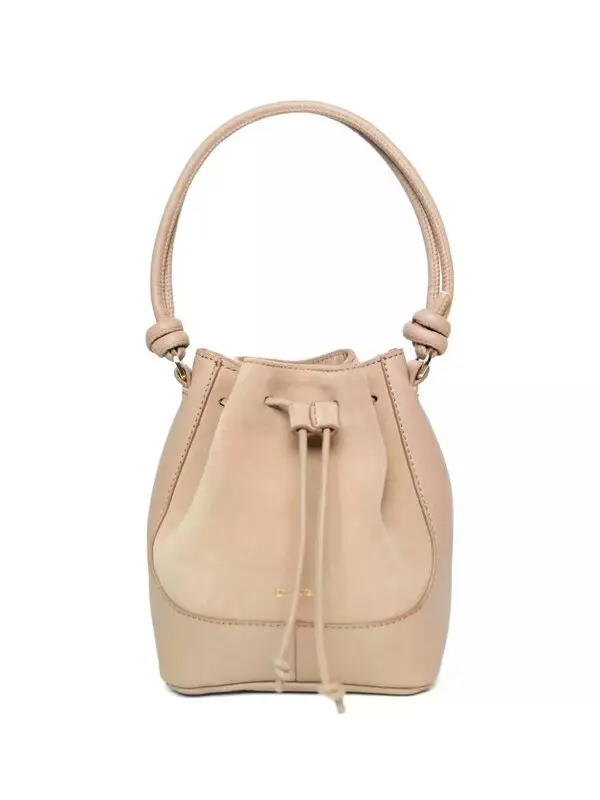 ANN KURZ Saku Knotted Bucket Bag - Brown