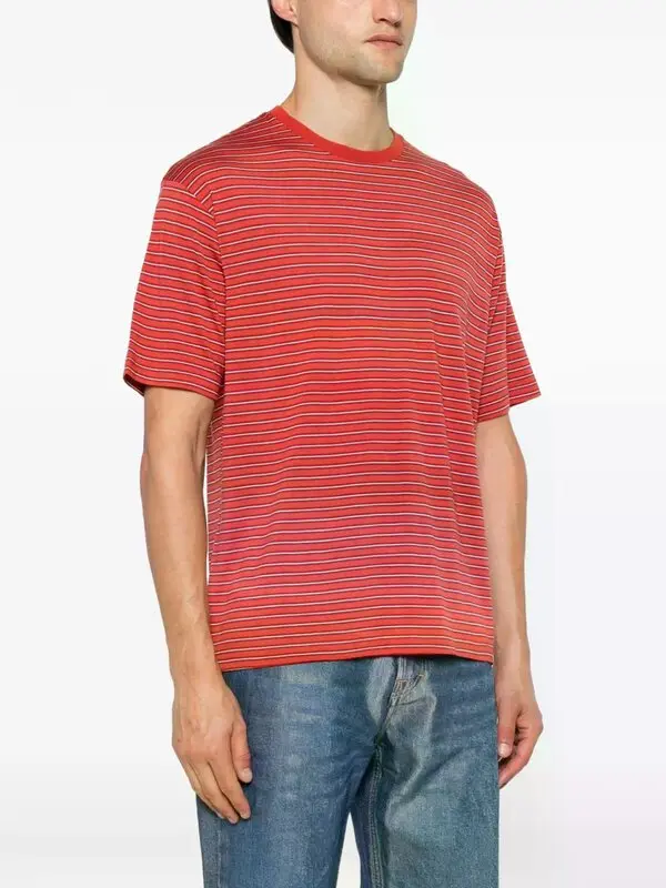 Auralee Striped Jersey Wool T-shirt