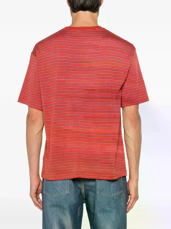 Auralee Striped Jersey Wool T-shirt