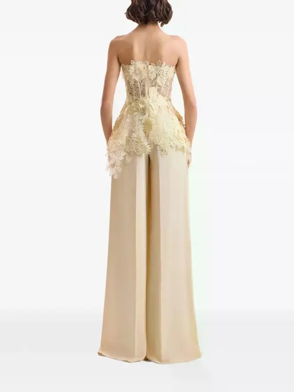 GEMY MAALOUF High-waisted Wide-leg Trousers