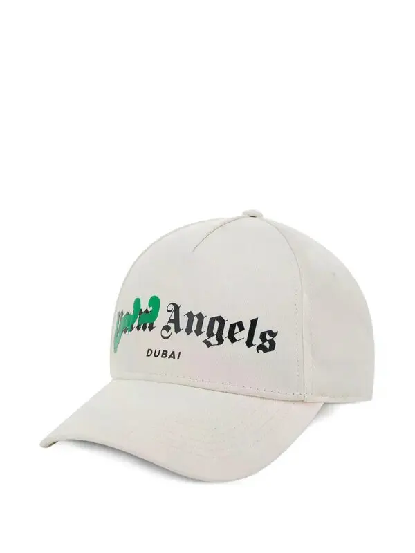 Palm Angels Logo-print Baseball Cap - Neutrals