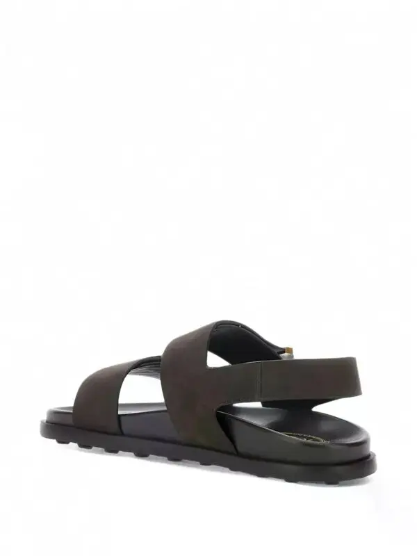TOD'S Touch-strap Suede Sandals