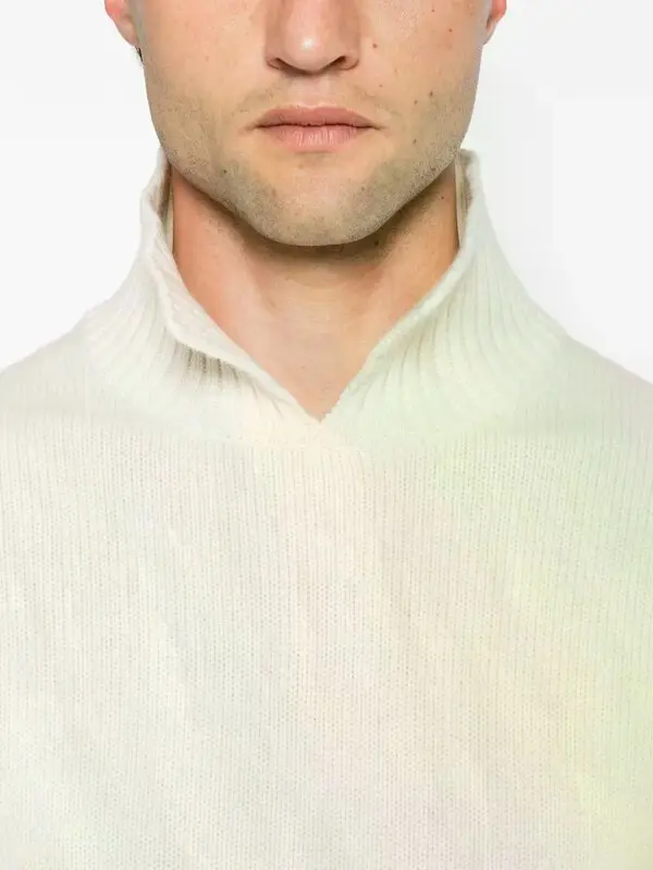 Extreme Cashmere Jo High-neck Ribbed-trim Sweater