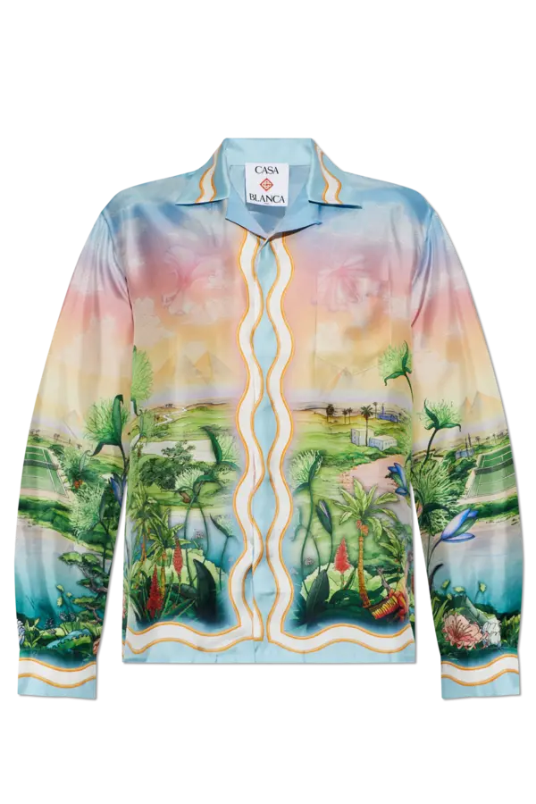 Casablanca Silk Printed Shirt