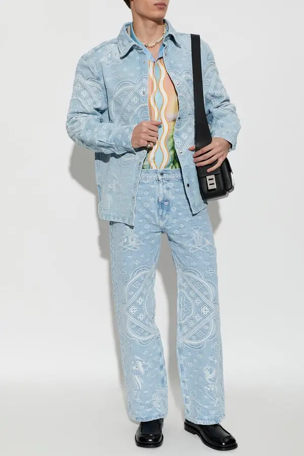 Casablanca Silk Printed Shirt