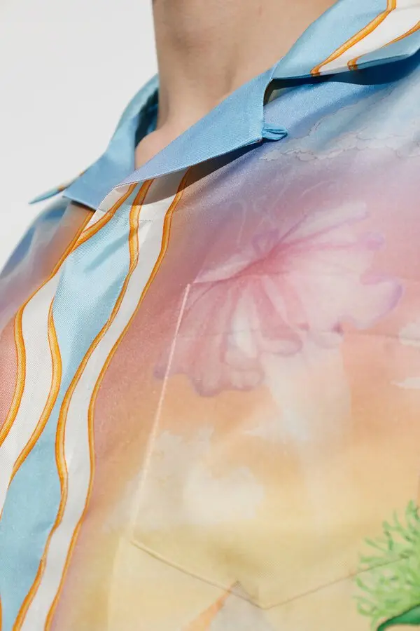 Casablanca Silk Printed Shirt