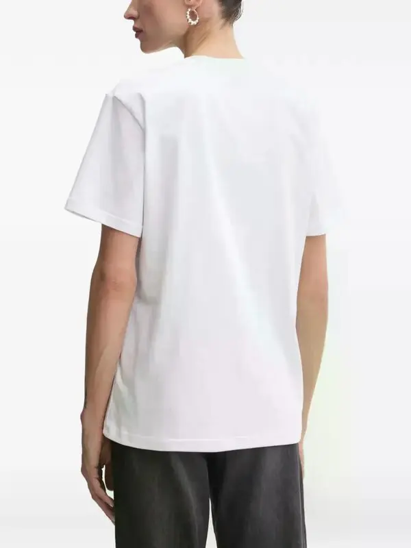 LA MANIA Crew-neck Cotton T-shirt