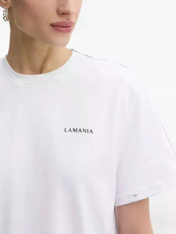 LA MANIA Crew-neck Cotton T-shirt