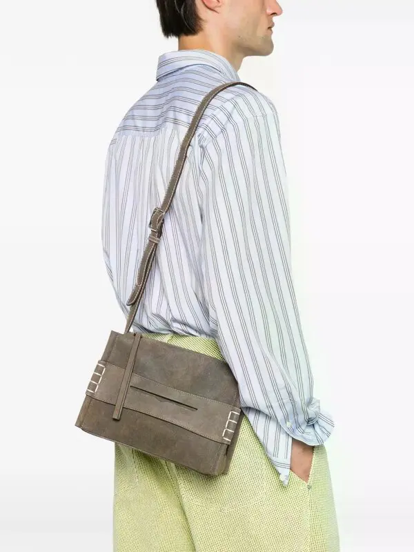 JW Anderson Loafer Contrast-stitch Leather Tote Bag