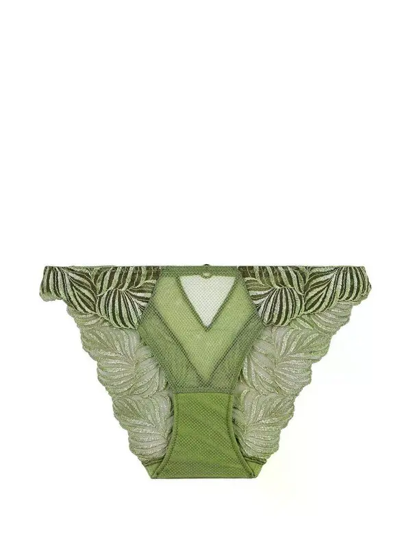 AUBADE Paradis Exotique Embroidered Briefs