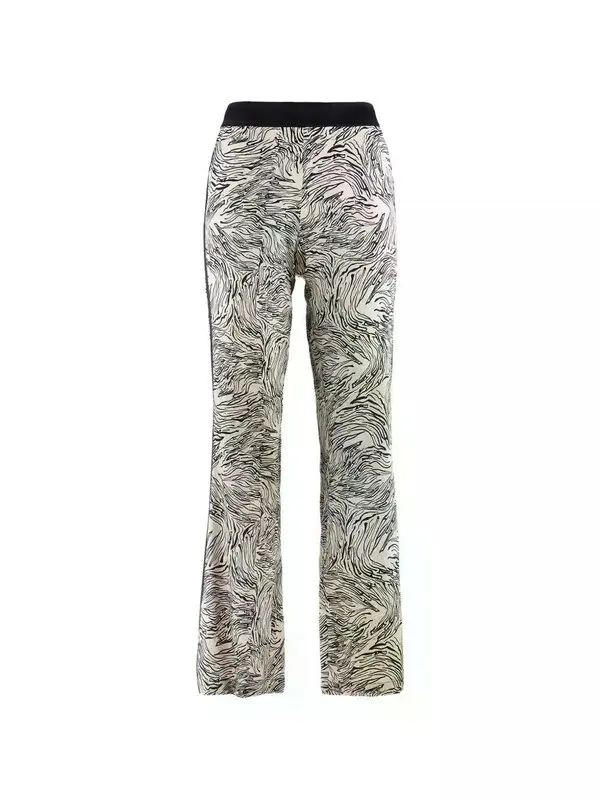 AUBADE Smocky Night Silk-blend Straight-leg Trousers