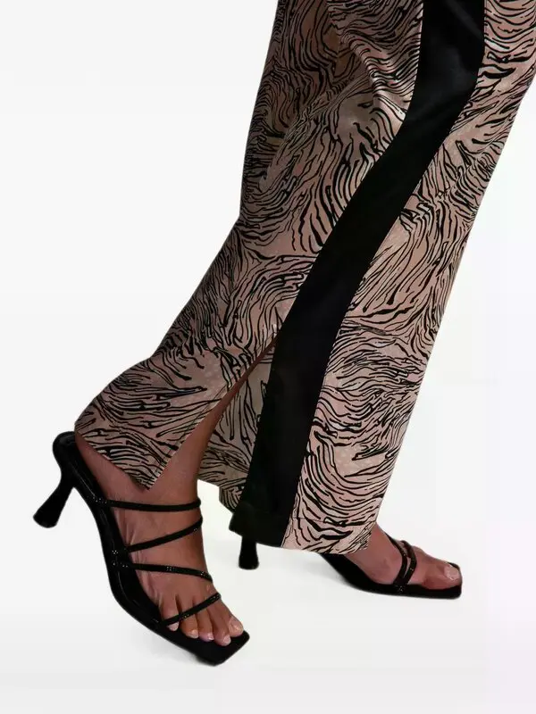AUBADE Smocky Night Silk-blend Straight-leg Trousers