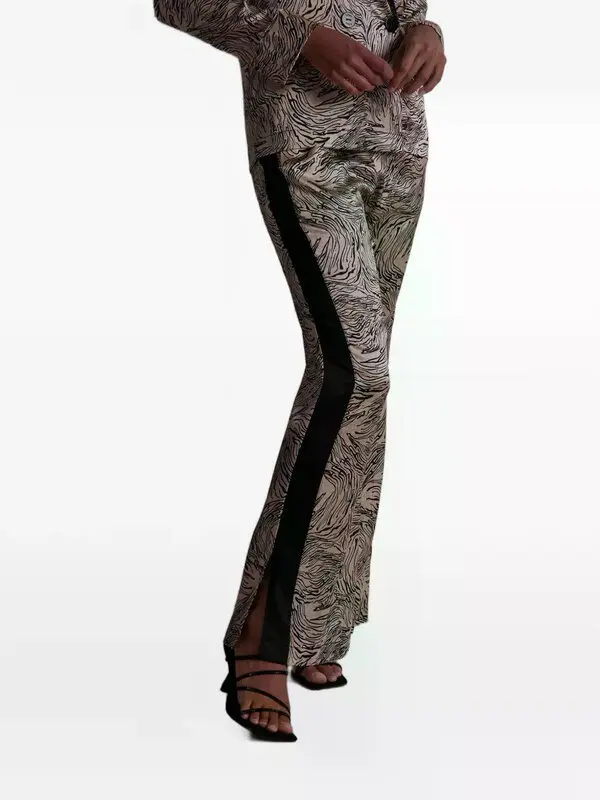 AUBADE Smocky Night Silk-blend Straight-leg Trousers