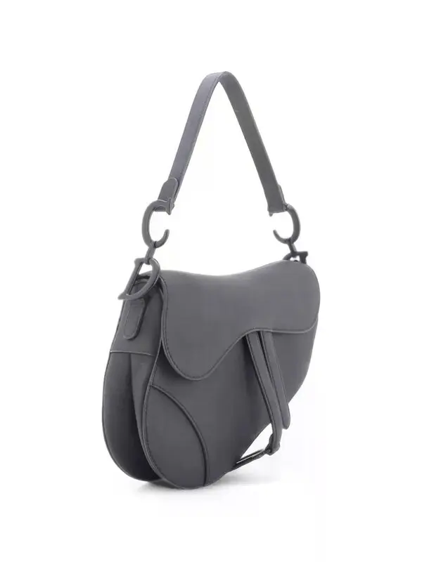 Dior Ultra Matte Saddle Handbag Leather Medium Shoulder Bag