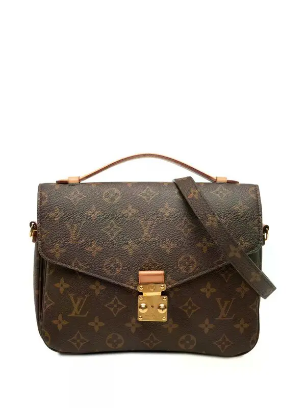 LOUIS VUITTON 2020 Monogram Pochette Metis Satchel
