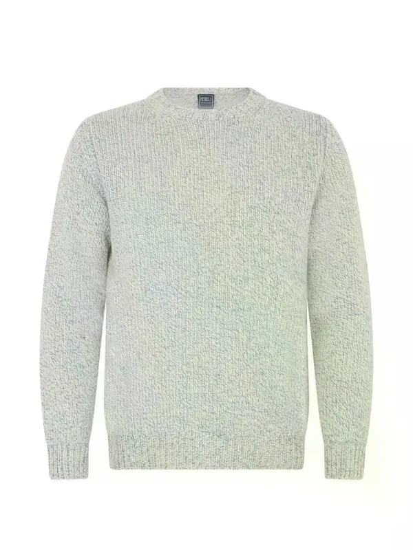 Fedeli Crew-neck Chunky-knit Sweater