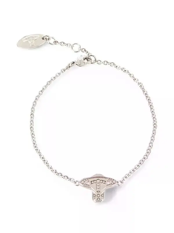VIVIENNE WESTWOOD Marinetta Orb-plaque Bracelet - Silver
