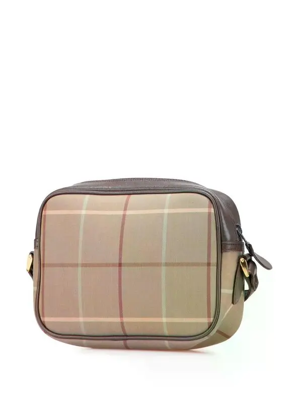 Burberry 20th Century Vintage Check Canvas Crossbody Bag