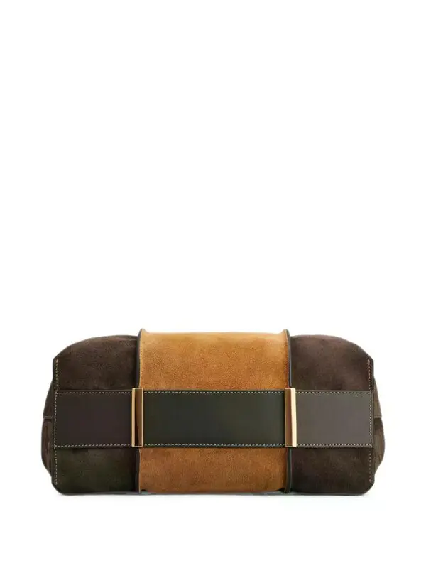 TOD'S T Timeless Suede Tote Bag