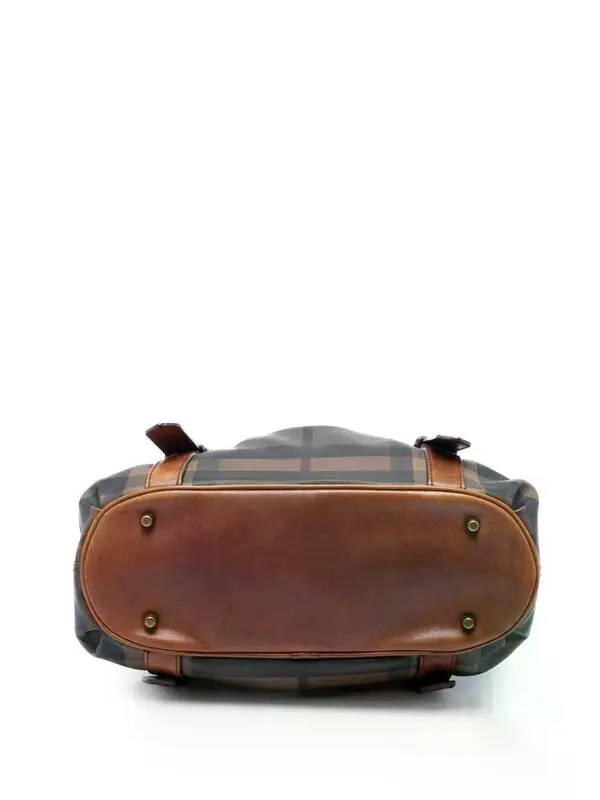 Burberry 2012-2026 Smoked Check Coated Canvas Satchel
