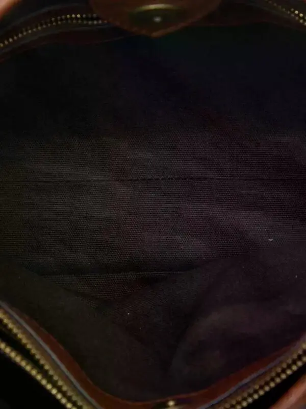 Burberry 2012-2026 Smoked Check Coated Canvas Satchel