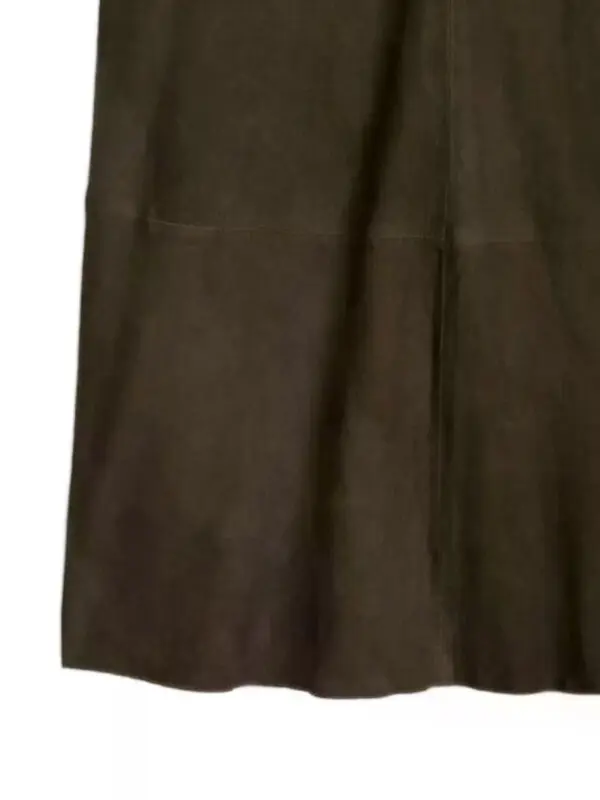 Marc O'polo Paneled Goat-suede Skirt