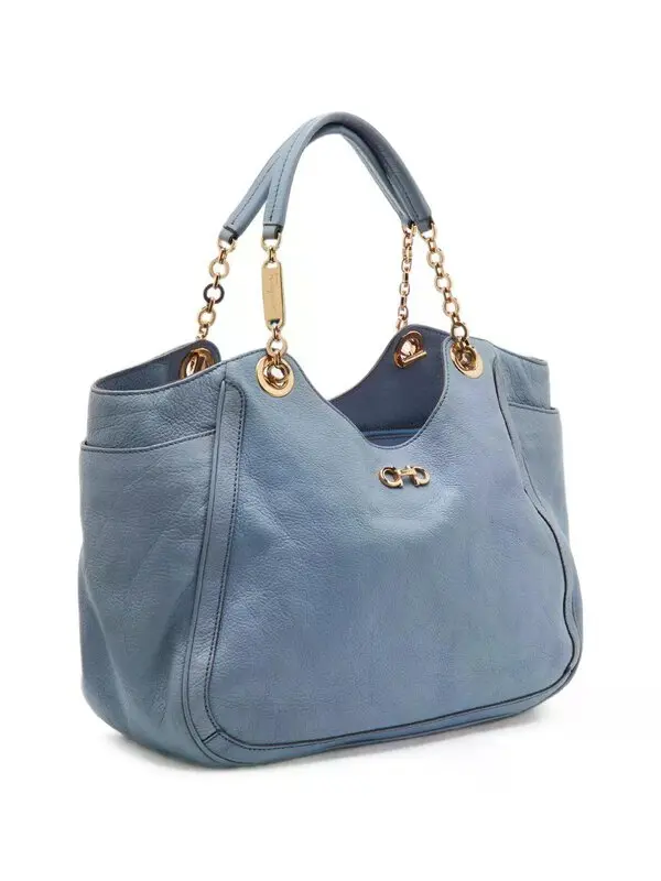 FERRAGAMO Gancini Chain-strap Tote Bag
