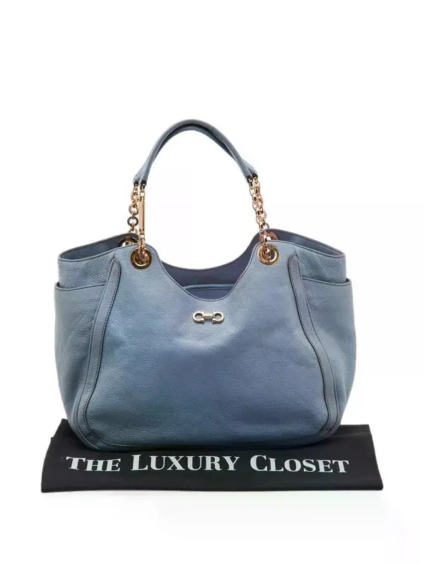 FERRAGAMO Gancini Chain-strap Tote Bag