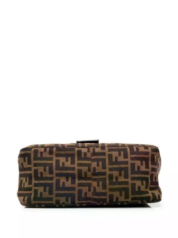 Fendi 2000-2010 Zucca Canvas Mamma Forever Shoulder Bag