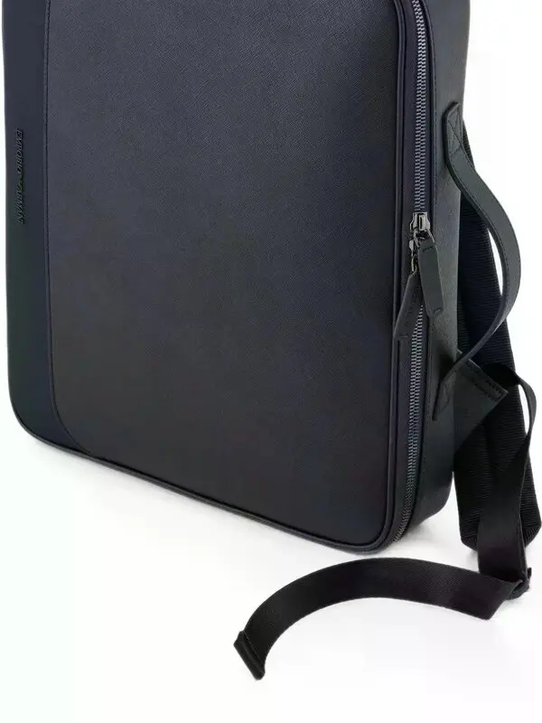Emporio Armani Saffiano-effect Backpack