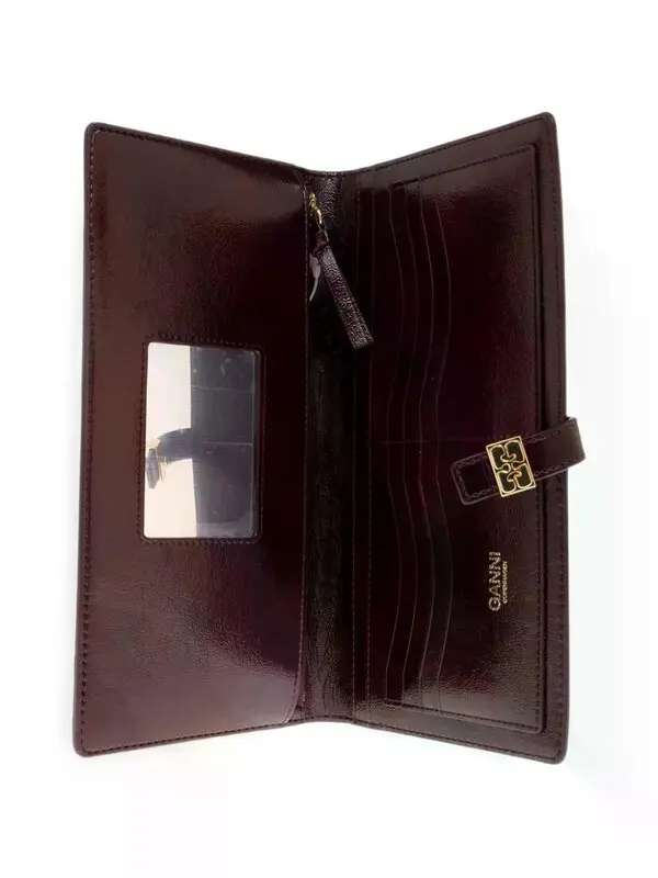 GANNI Logo-plaque Wallet