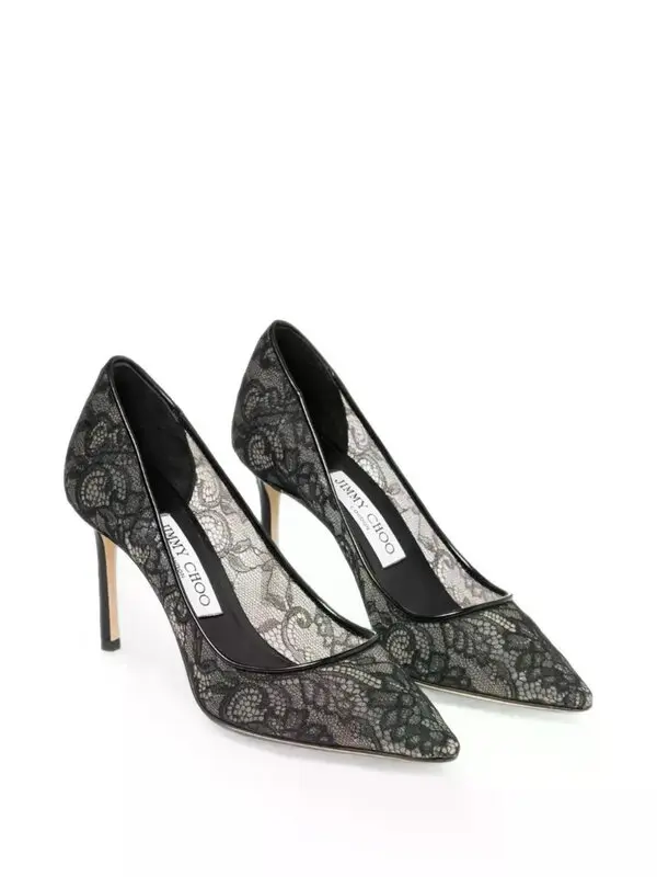 JIMMY CHOO Romy 85 Lace Pumps