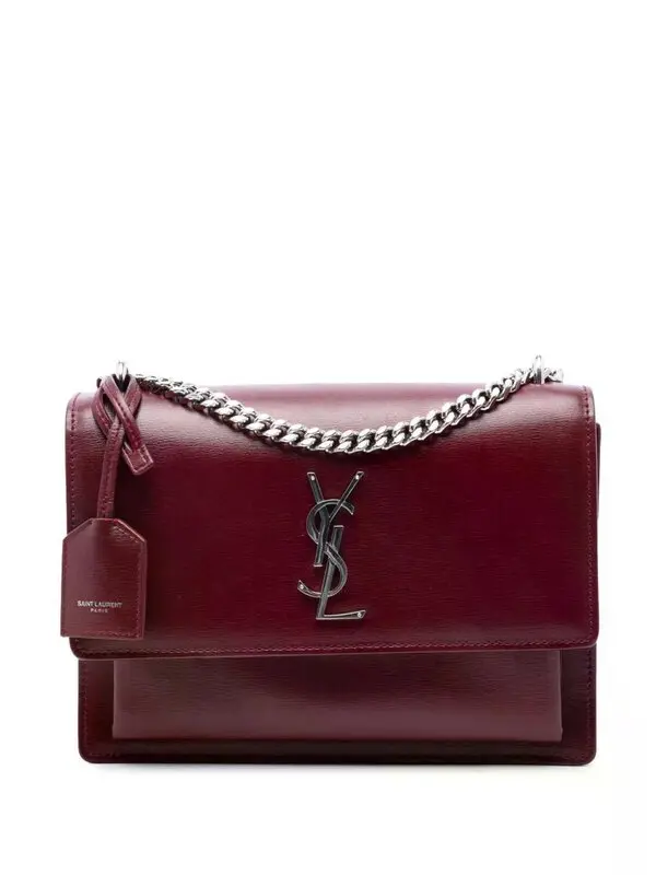Saint Laurent 2017 Medium Calfskin Monogram Sunset Crossbody Bag