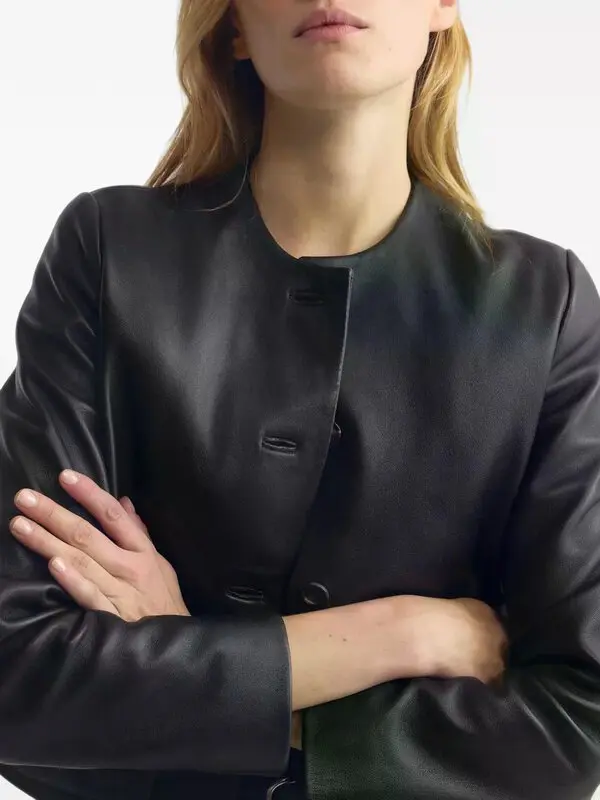NILI LOTAN Ophelie Leather Jacket