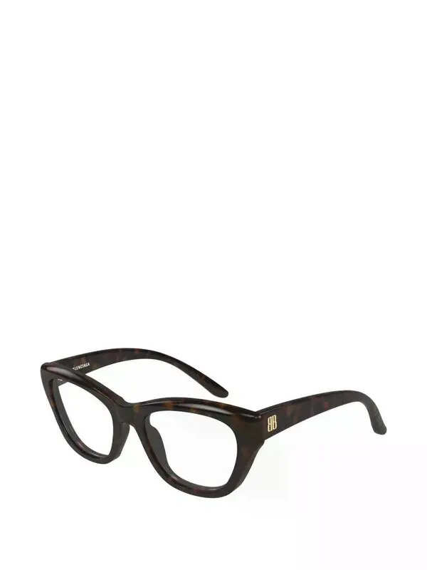 Balenciaga Tortoiseshell-effect Cat-eye Glasses