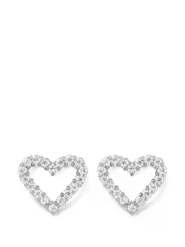 DANIEL WELLINGTON Crystal-embellished Heart Earrings