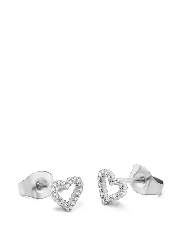 DANIEL WELLINGTON Crystal-embellished Heart Earrings