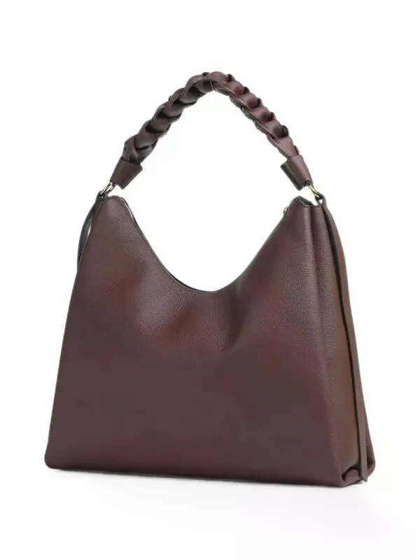 COCCINELLE Medium Boheme Braided Leather Tote Bag