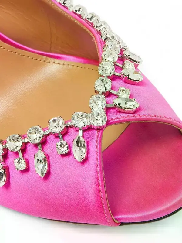 AQUAZZURA Temptation Crystal-embellished Pumps