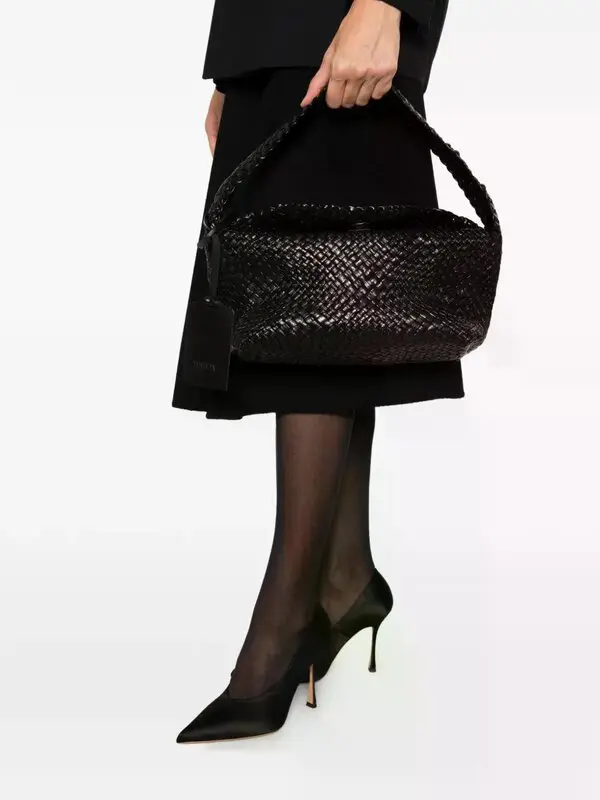 IBELIV Aura Woven-leather Tote Bag