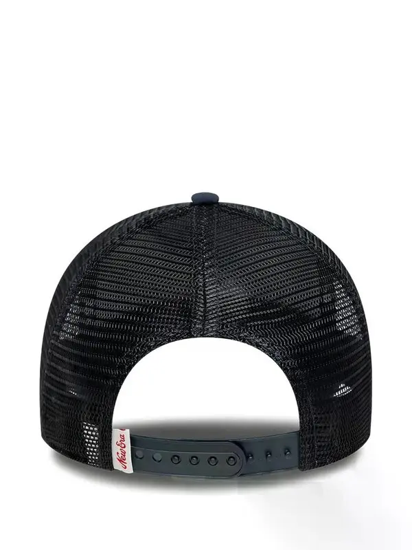 New Era Logo-patch Trucker Cap - Blue