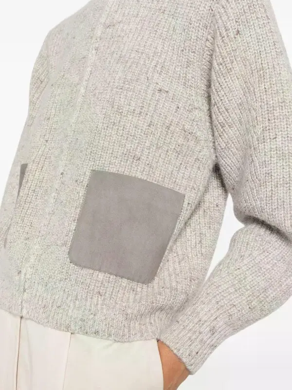 Fabiana Filippi Patch-pocket Zip-up Cardigan