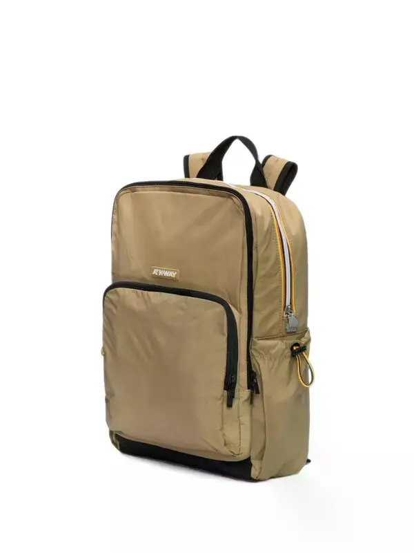 K-WAY Gizy Logo-patch Zip-fastening Backpack