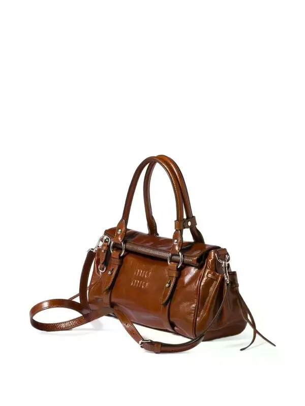 Miu Miu Glossy Leather Handbag