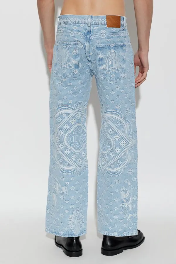 Casablanca Patterned Jeans