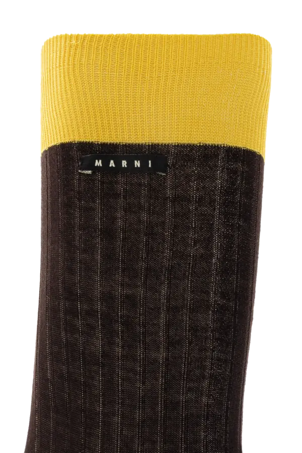Marni Ribbed Cotton Socks