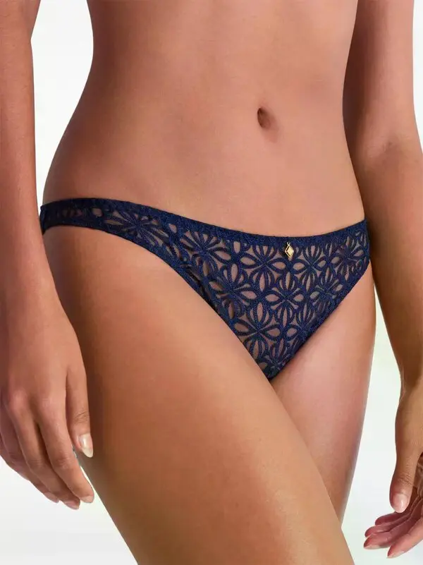 AUBADE Secret Memories Floral-embroidered Briefs